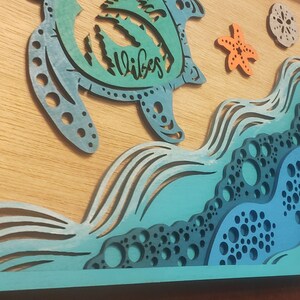 Customized Laser Cut Beach Vibes Sign-personalized, Mothers Day ...