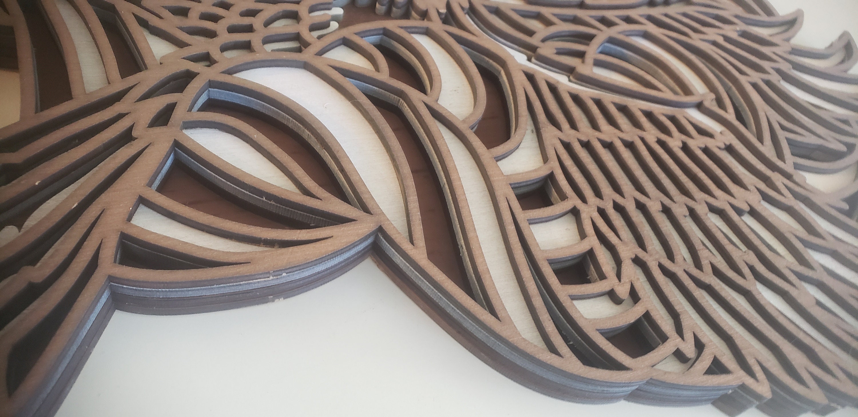 Laser Cut Multi Layer Eagle USA Flag-personalized, Mothers Day, Fathers ...