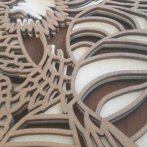 Laser Cut Multi Layer Eagle USA Flag-personalized, Mothers Day, Fathers ...