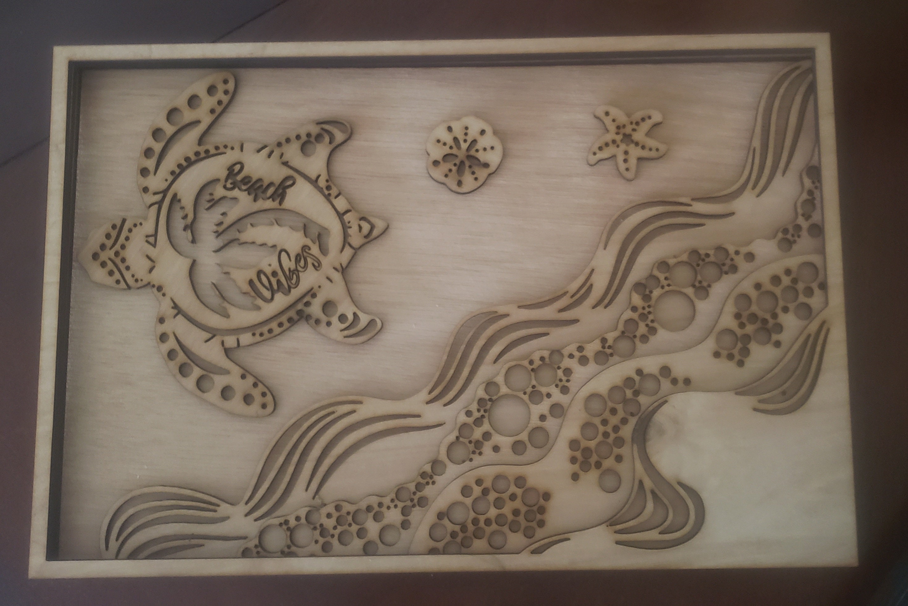 Customized Laser Cut Beach Vibes Sign-personalized, Mothers Day ...