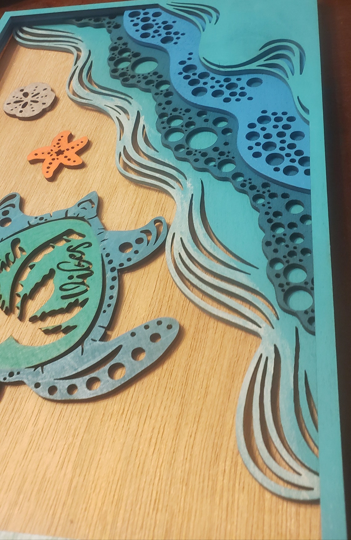 Customized Laser Cut Beach Vibes Sign-personalized, Mothers Day ...