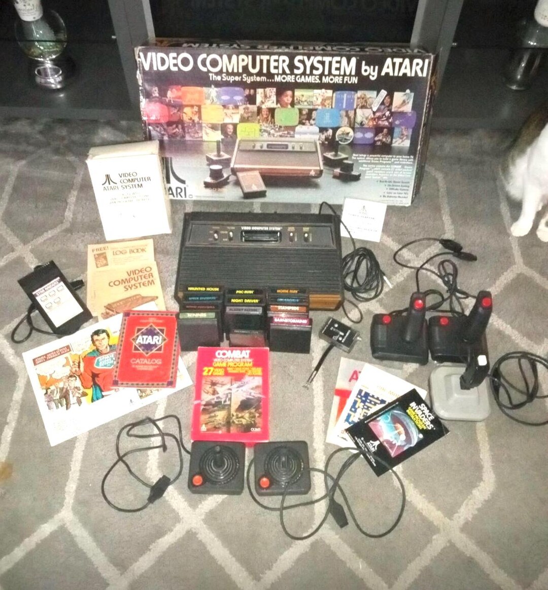 Atari 2600 Original Game Console With Extras and Box 1980's - Etsy