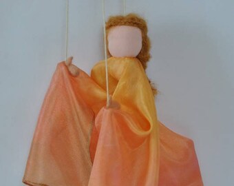 Waldorf Silk Marionette Puppet Storytelling Puppets Theater | Etsy