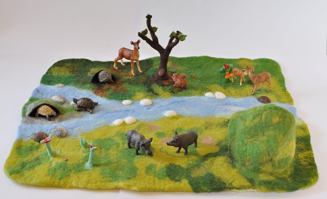 Playscape Playmat Waldorf Inspired Play Mat 3D Present Birthday Kids ...