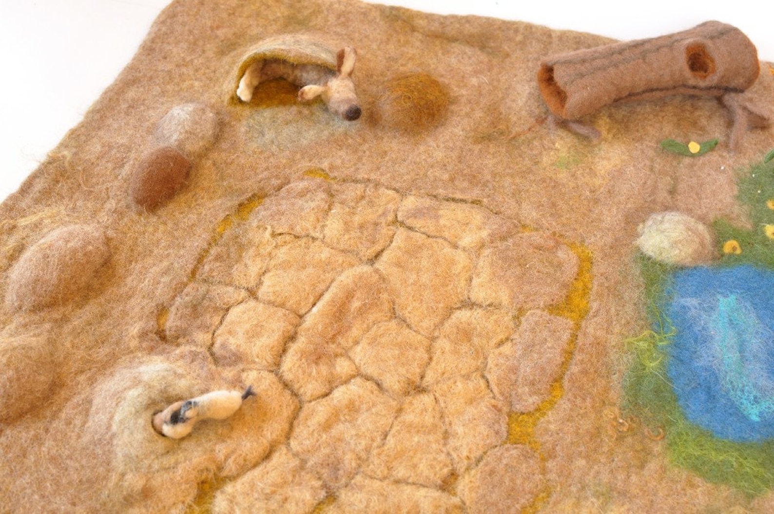 Desert Felt Felted Play Mat Playmat Landscape Playscape Pretend Play ...