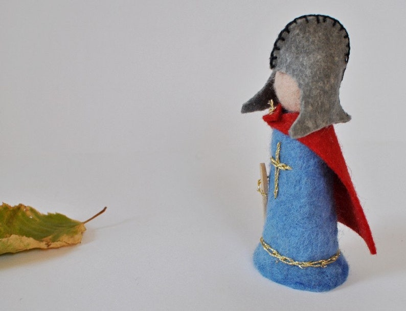 St. Michael Sant Mihael Michaelmas Felted Dragon Waldorf - Etsy