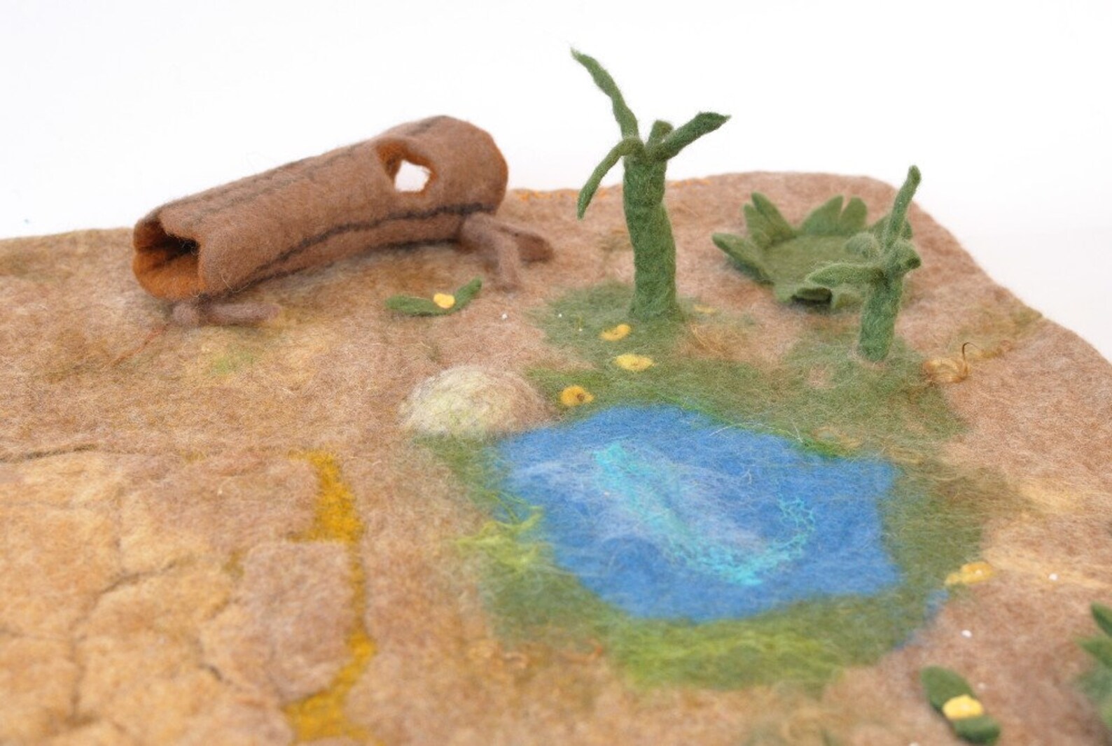 Desert Felt Felted Play Mat Playmat Landscape Playscape Pretend Play ...