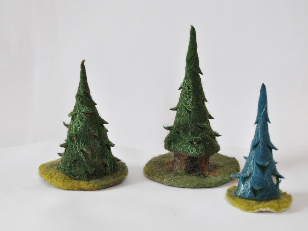 READY TO SHIP! Forest Fir Pine Trees Christmas Hollow Log Stump ...