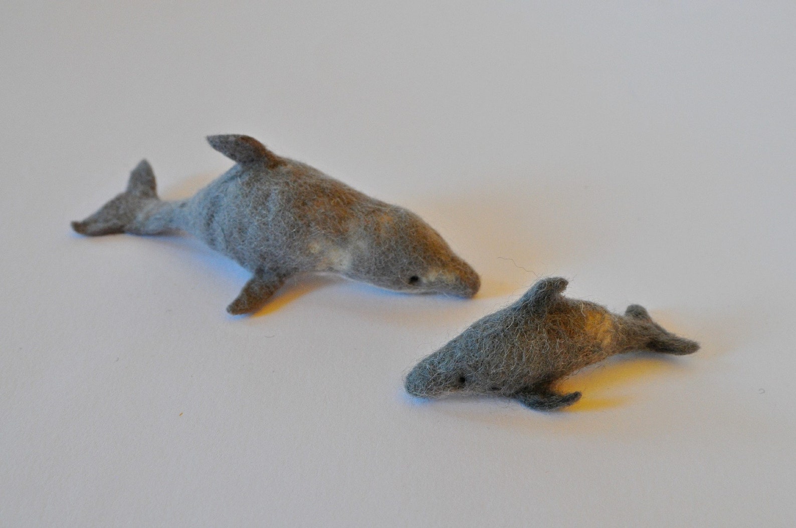 Felted Dolphin Family Wool Woodland Waldorf Inspired Season - Etsy