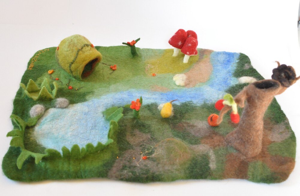 Play Mat Waldorf Nature Inspired Season Table Playmat Landscape ...