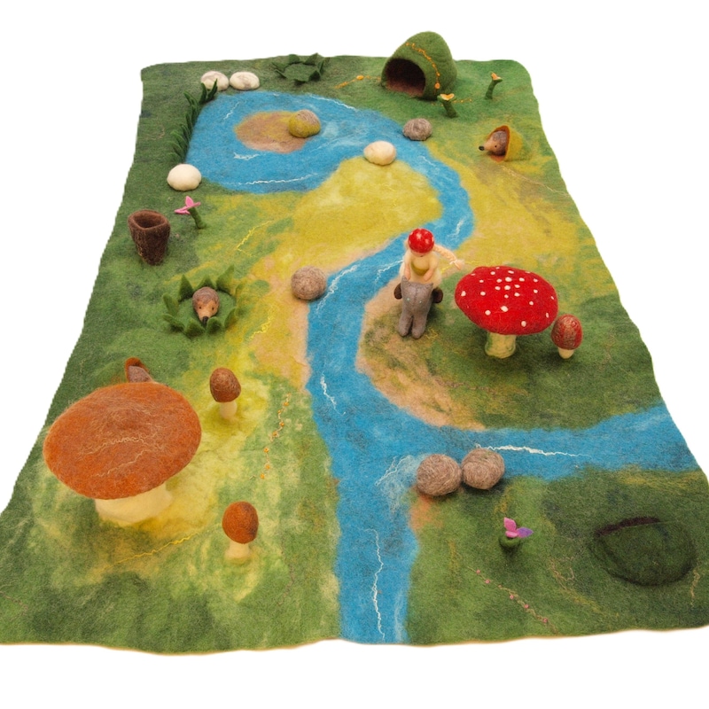 Felt Play Mat - Etsy