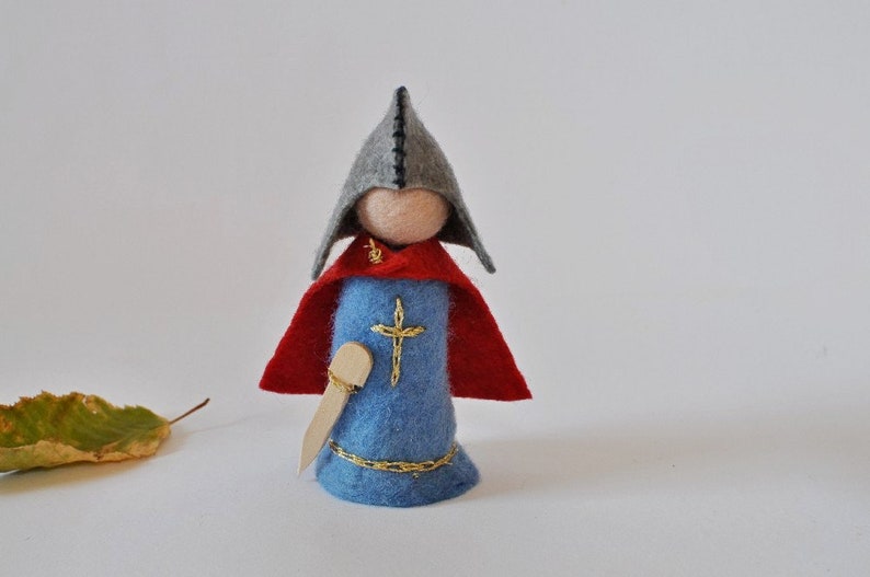 St. Michael Sant Mihael Michaelmas Felted Dragon Waldorf - Etsy