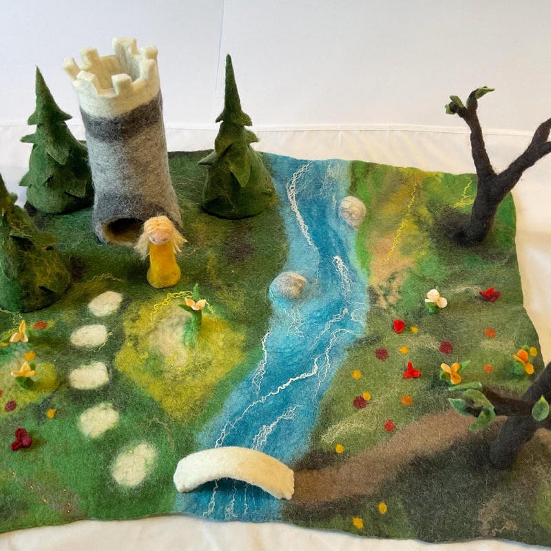 Felt Play Mat - Etsy