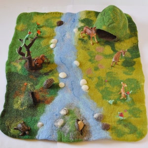 Playscape Playmat Waldorf Inspired Play Mat 3D Present Birthday Kids ...