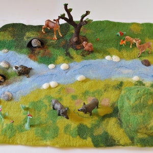 Playscape Playmat Waldorf Inspired Play Mat 3D Present Birthday Kids ...