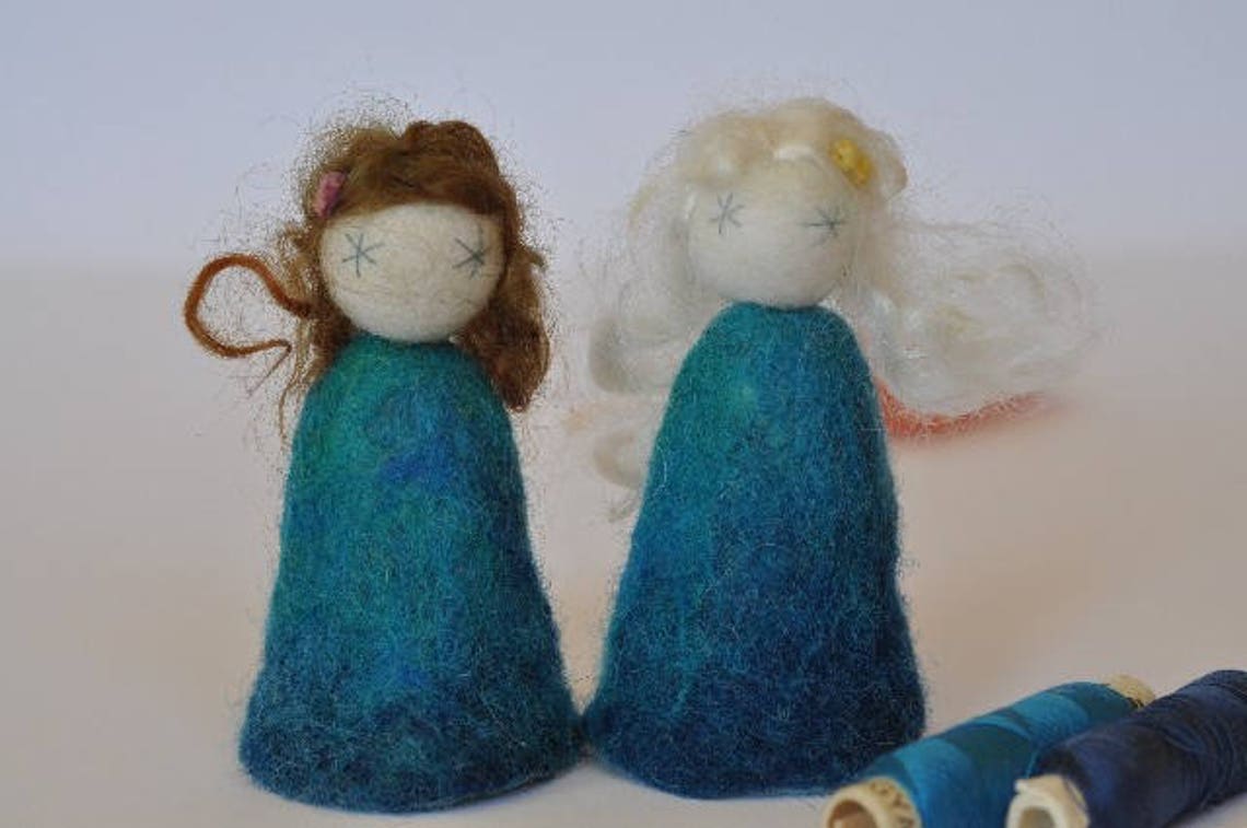 THREE Fairies Finger Puppet Doll Play Child Gift Toy For Kids | Etsy