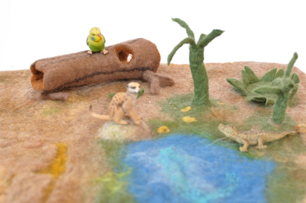 Hollow Log Trunk Tree Nature Inspire Waldorf Play Mat | Etsy