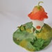 Felted Waldorf House Fairy Enchanted Orange Pixie Playmat - Etsy