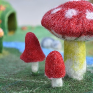 Waldorf Inspired Play Mat Mushroom 3D Large Present Birthday Kids Eco ...