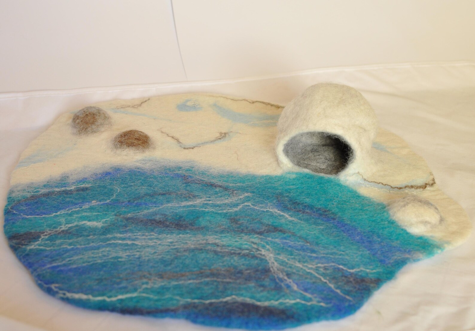 Arctic Play Mat | Handmade Waldorf Inspired Playscape - Etsy