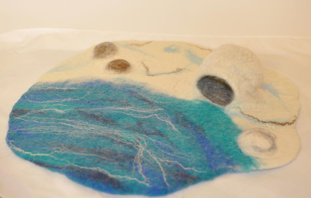 Arctic Play Mat | Handmade Waldorf Inspired Playscape - Etsy