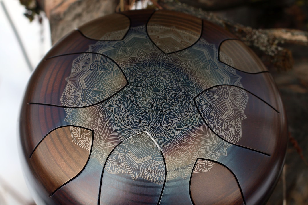 TUNABLE DRUM 9"/22cm Deep Sound Pentatonic Drum - Etsy