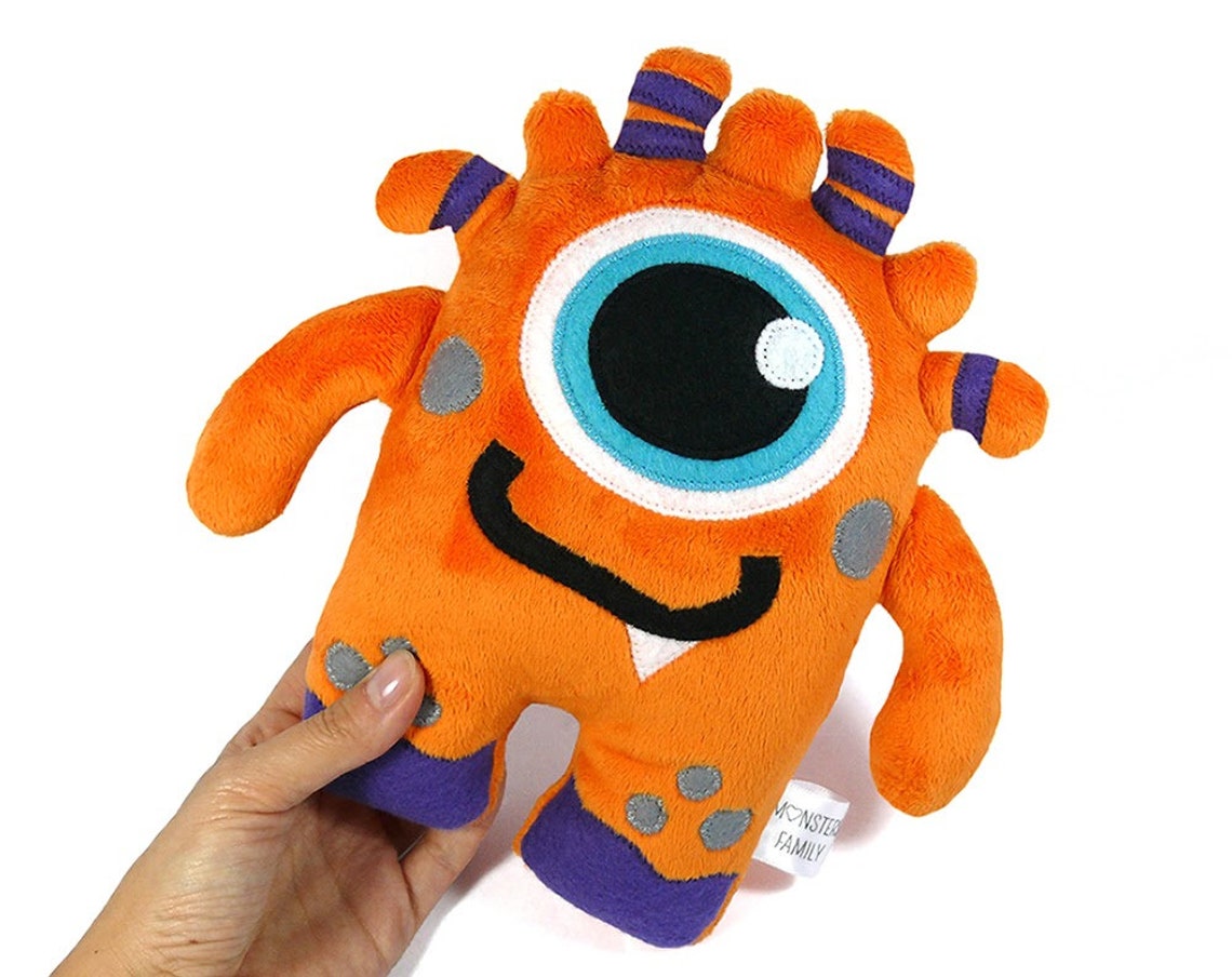 Stuffed Monster Cute Monster Plush Toy Monster Stuffed Animal - Etsy