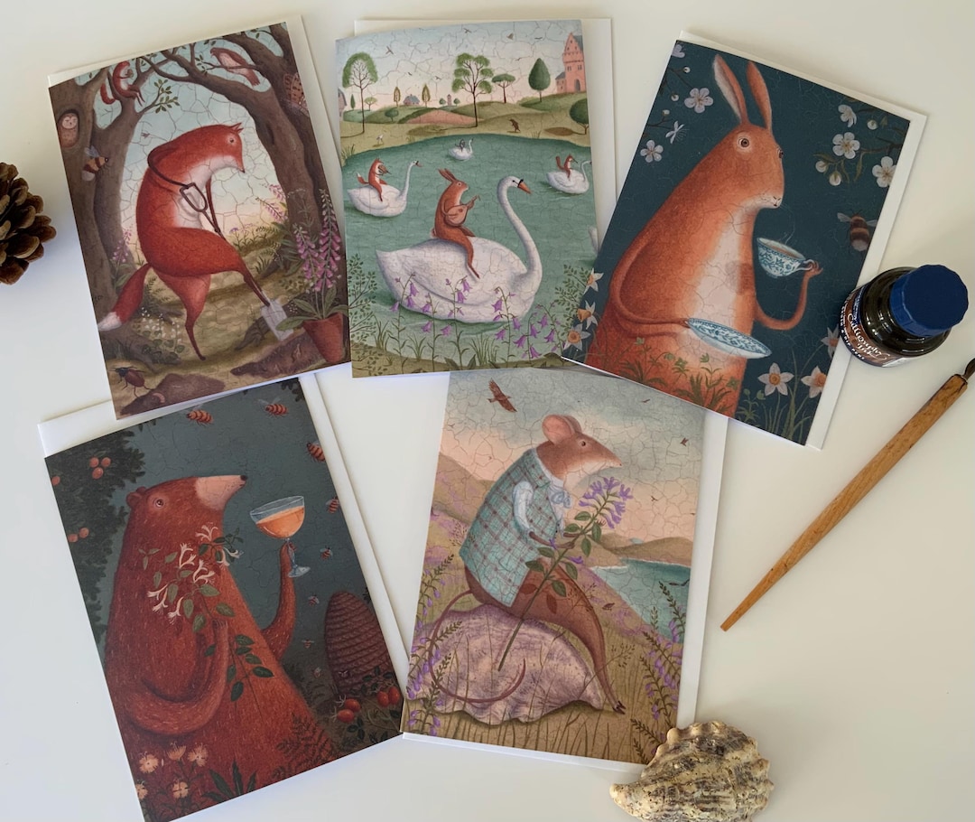 New Alison Jay Occasion and Celebration Range ,set of 5 Original Alison ...