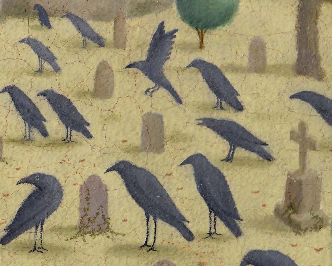 A Murder of Crows . Original Signed Illustration Print - Etsy