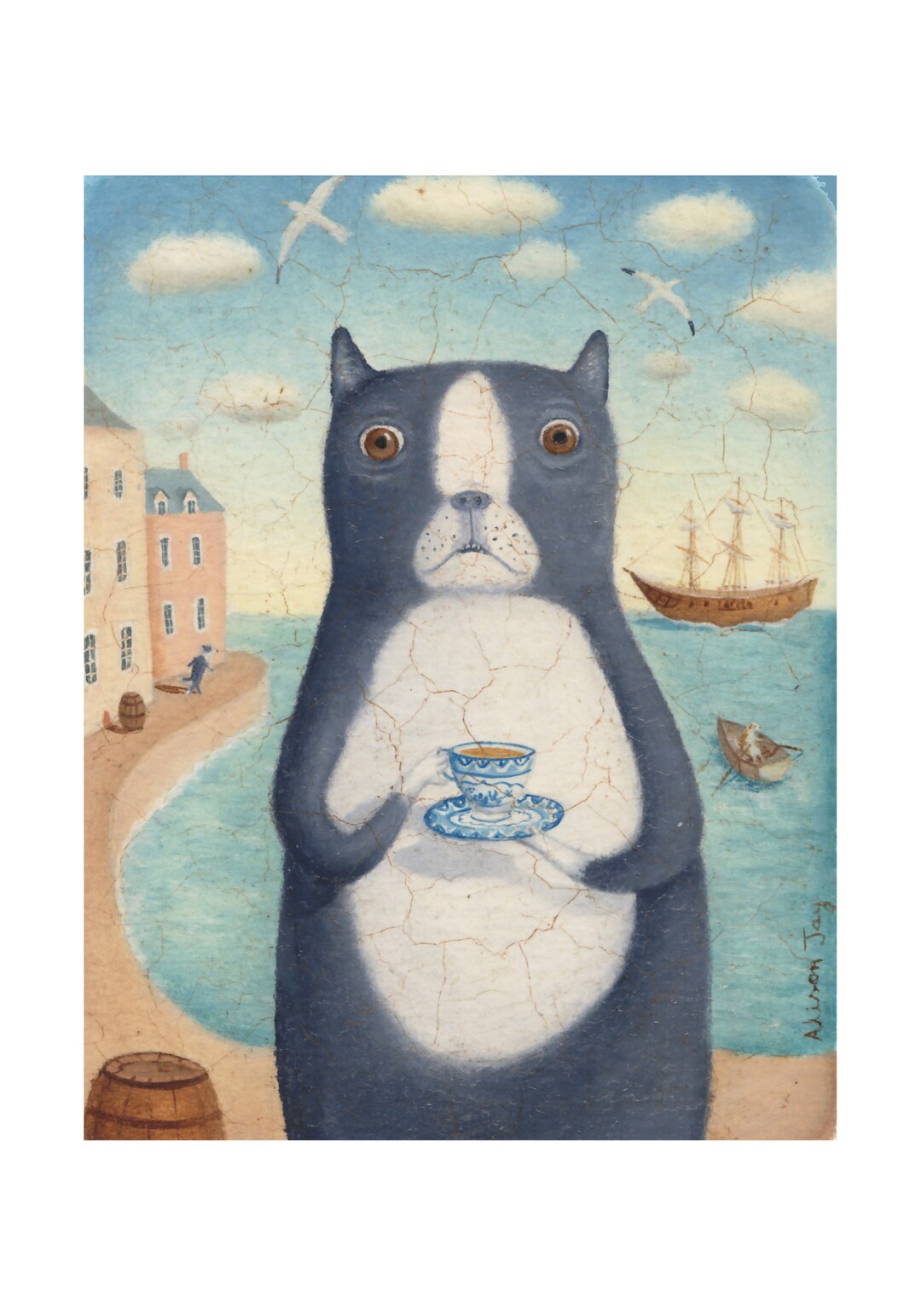 What No Cake ?. Original Signed Illustration Print - Etsy