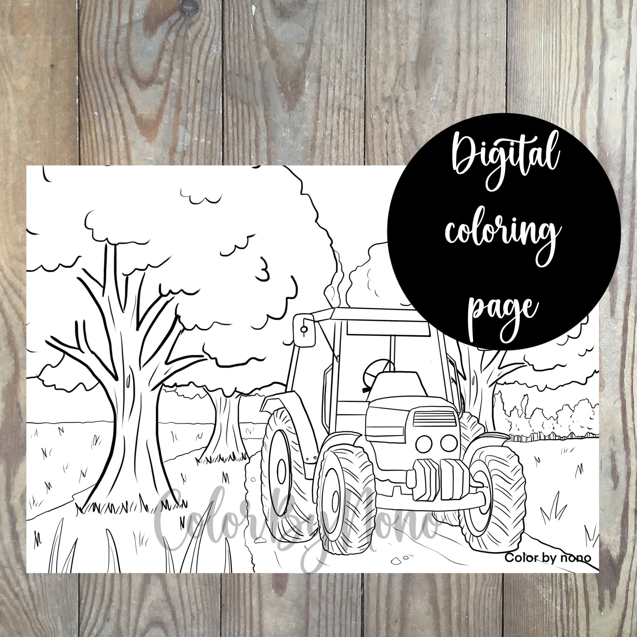 John Deere Tractor Coloring Sheets