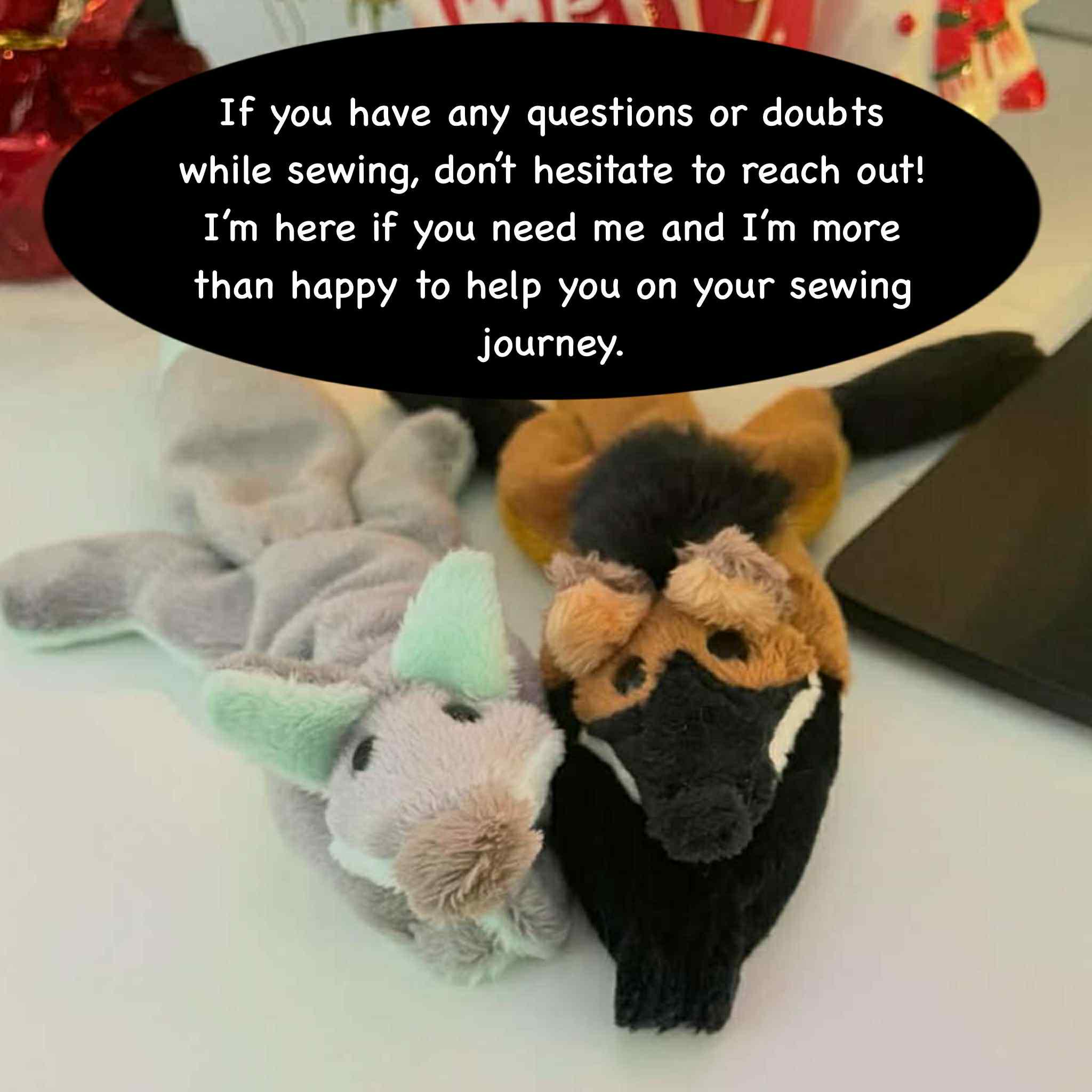 Maned Wolf Plush Sewing Pattern – DIY Stuffed Animal Guide (digital ...