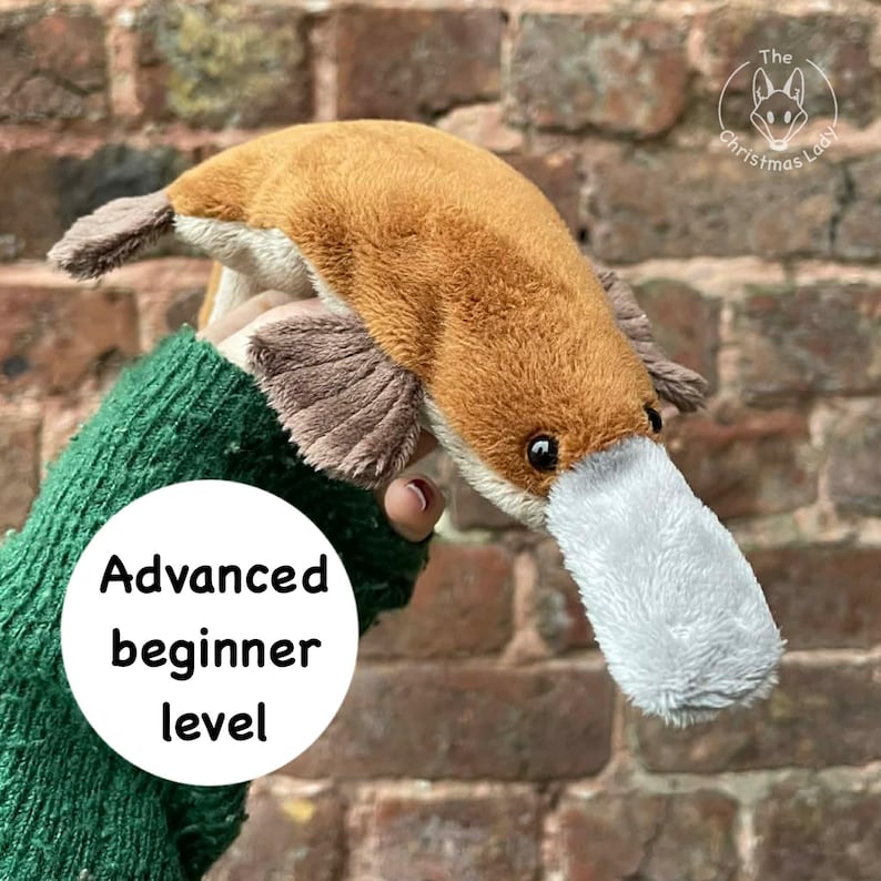 Pocketsize Platypus Plush Sewing Pattern - Digital Download - Step by ...