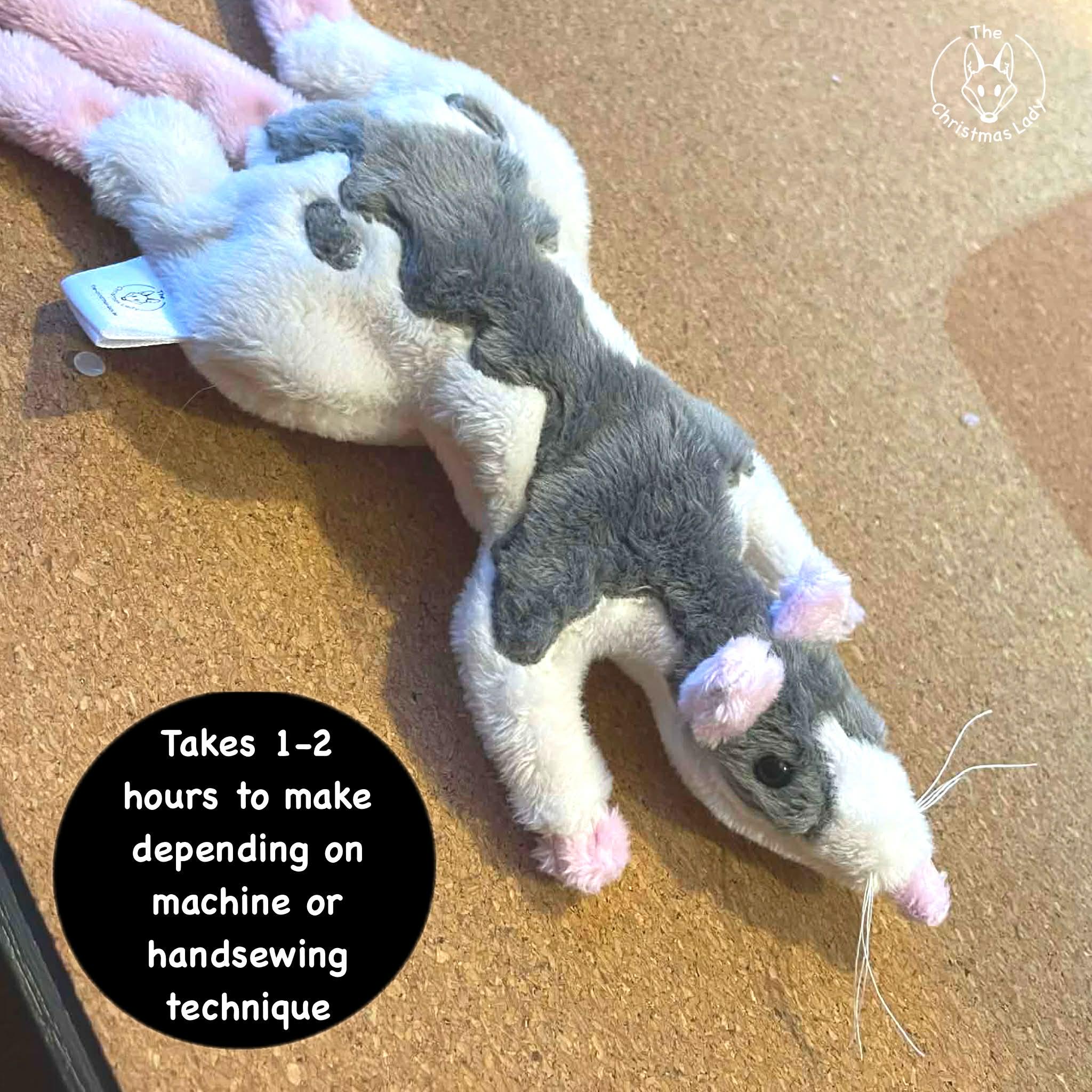 Pocketsize Rat Plush Sewing Pattern – Instant Digital Download - Step ...