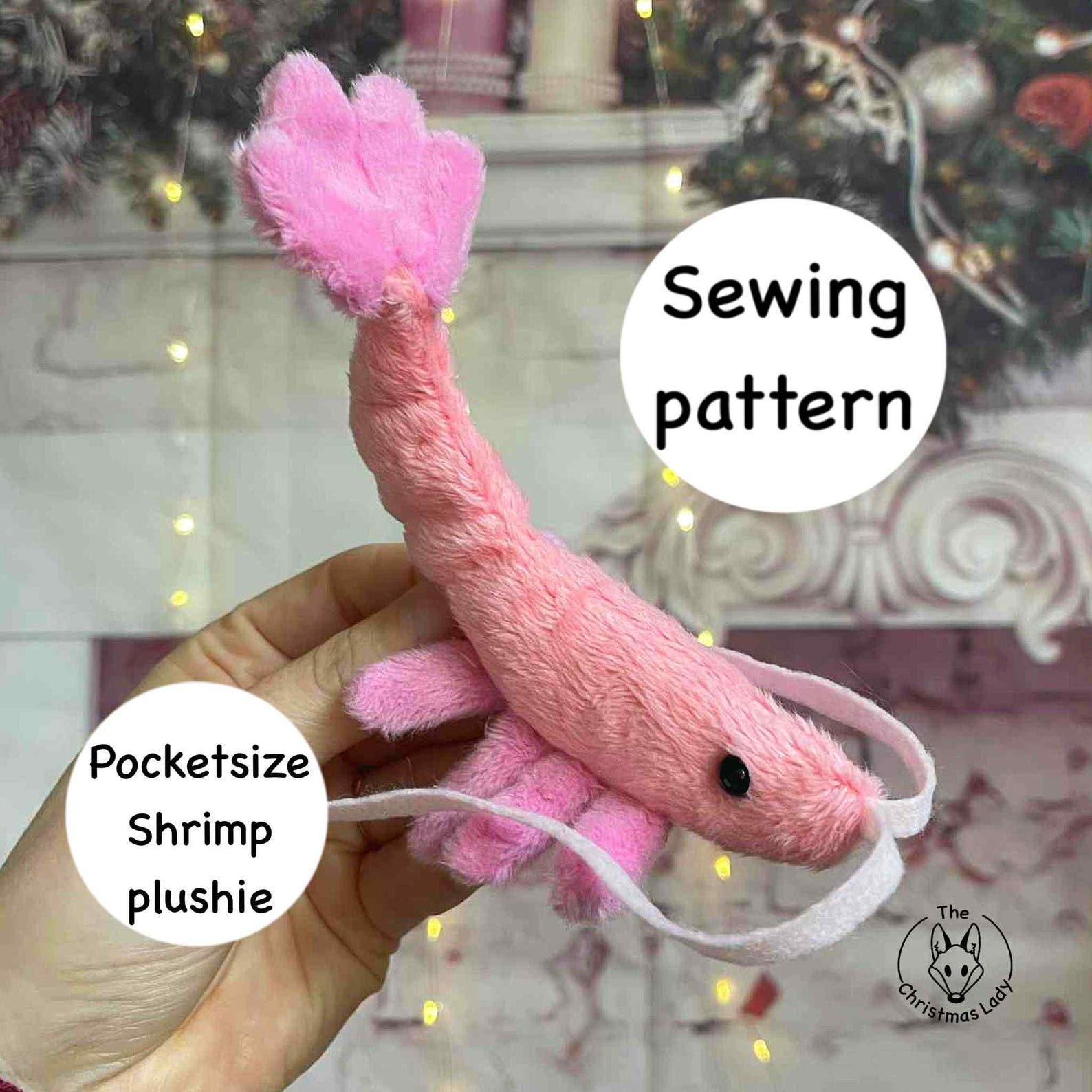 Pocketsize Shrimp Plush Sewing Pattern – Instant Download Pattern ...