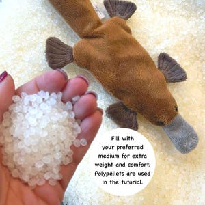 Pocketsize Platypus Plush Sewing Pattern - Digital Download - Step by ...