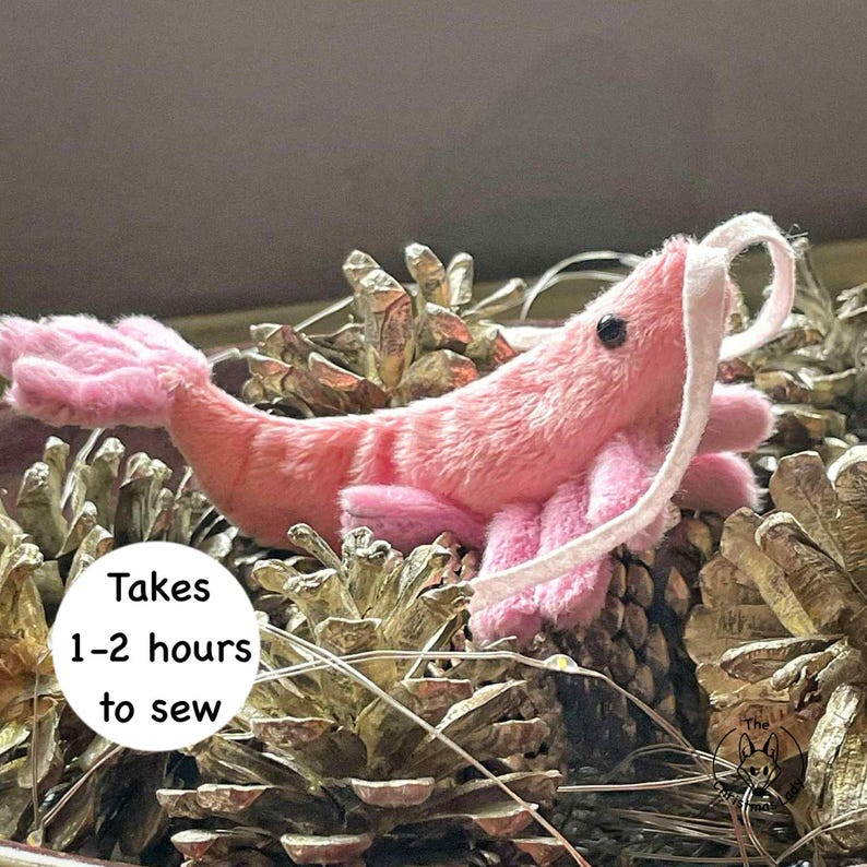 Pocketsize Shrimp Plush Sewing Pattern – Instant Download Pattern ...