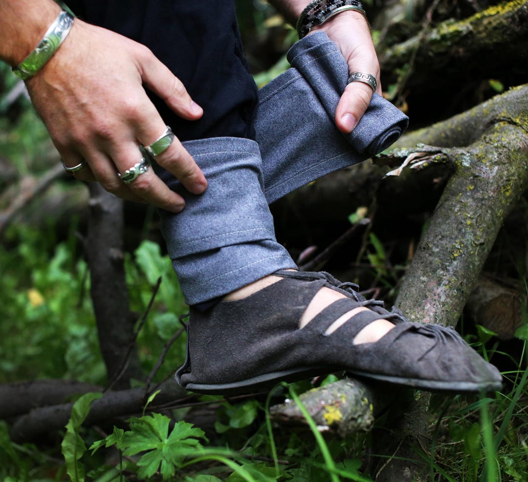 Viking Leg Wrap for Viking or LARP Costume Reenactment Celtic Clan - Etsy