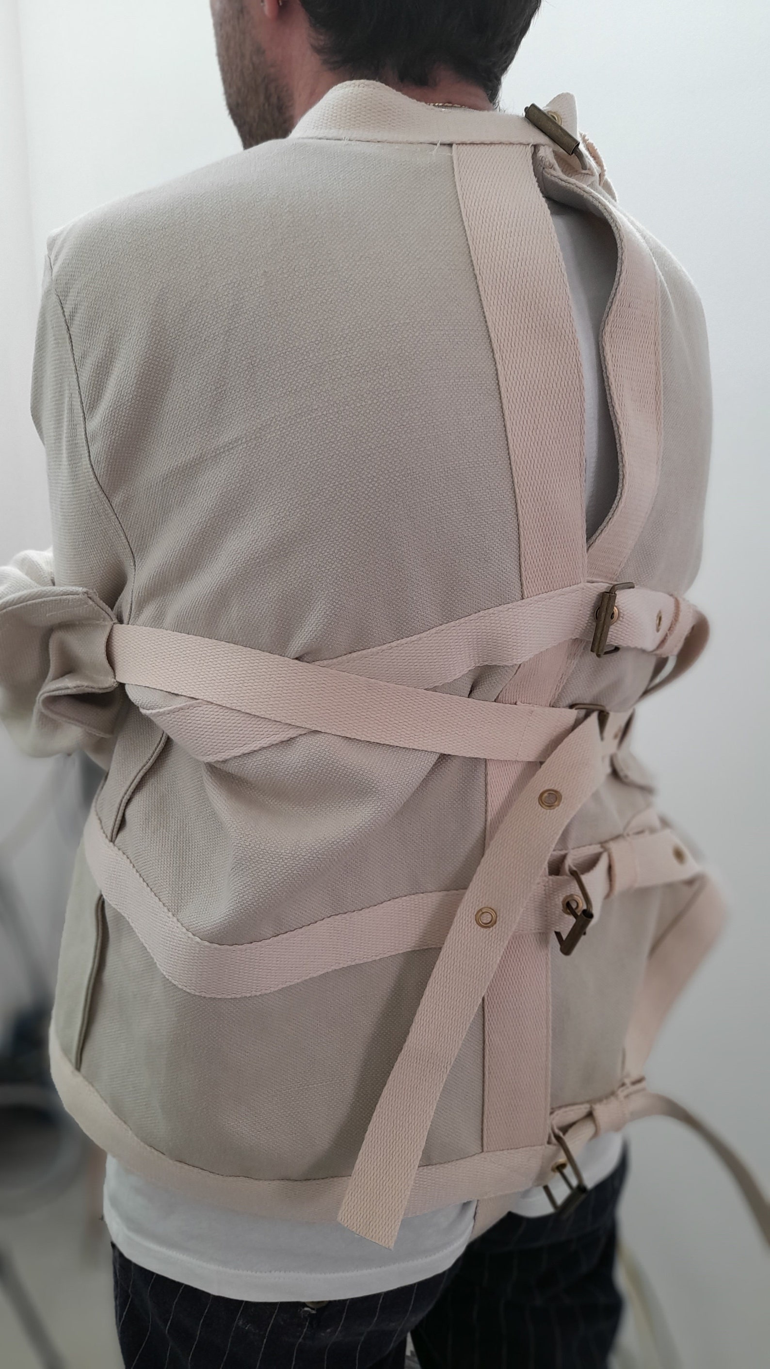 Straitjacket Only for ESCAPOLOGY Ivory Houdini Magician Illusionist ...