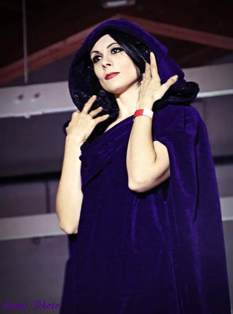 LAST PIECE Wiccan Purple Velvet Robe LARP Pagan Gothic Witch - Etsy