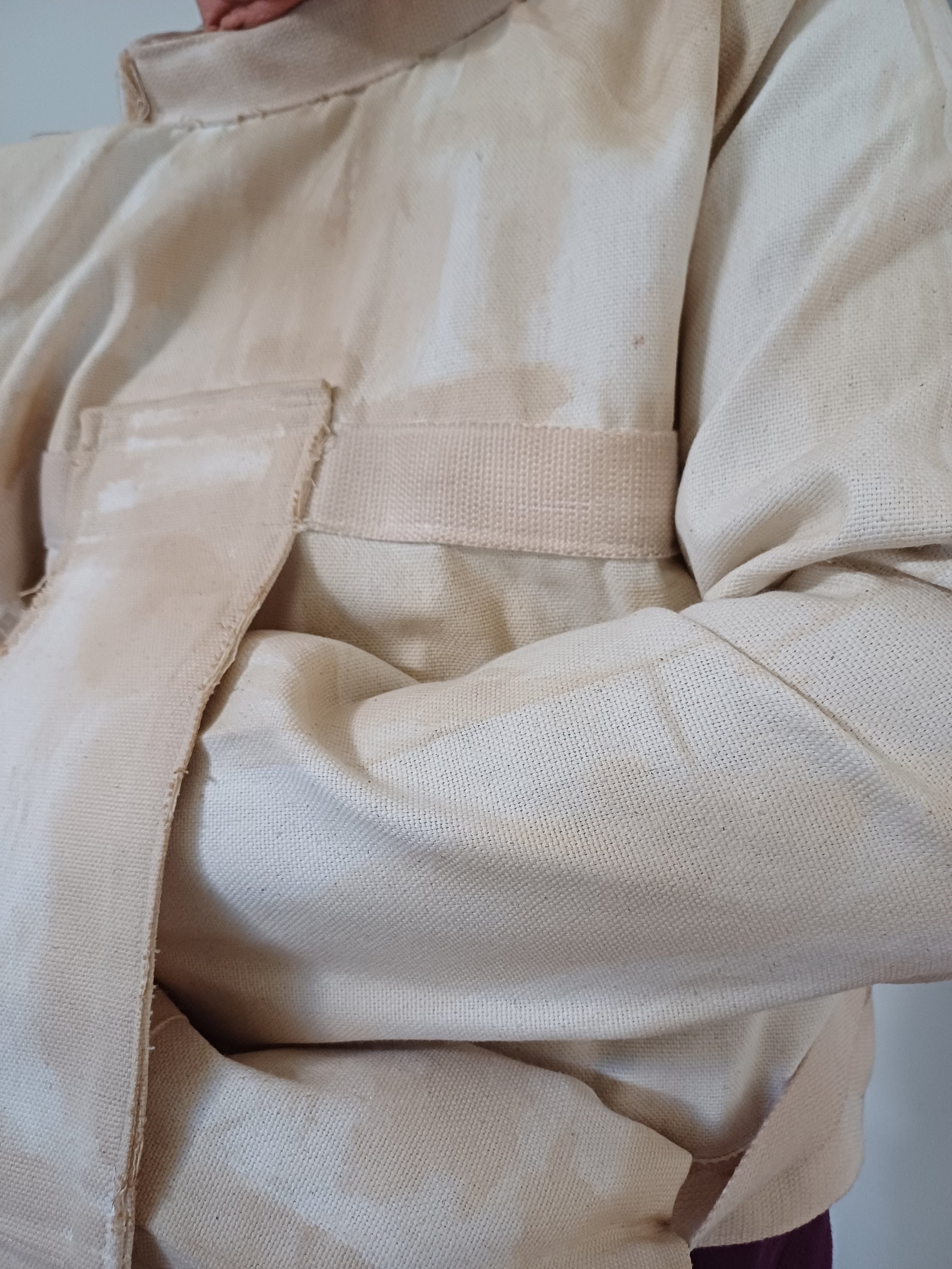 WORN-OUT Look Ivory Straitjacket Asylum Vintage Costume Replica ...