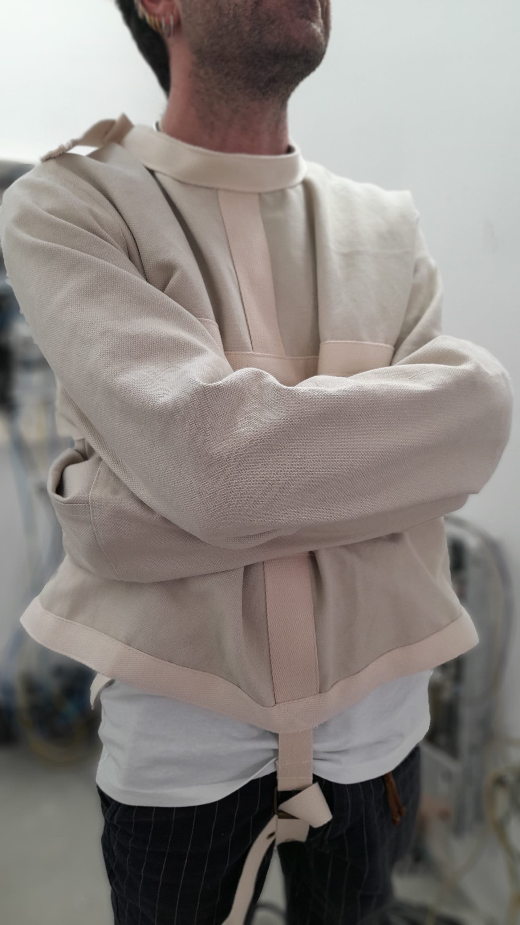 Straitjacket Only for ESCAPOLOGY Ivory Houdini Magician Illusionist ...