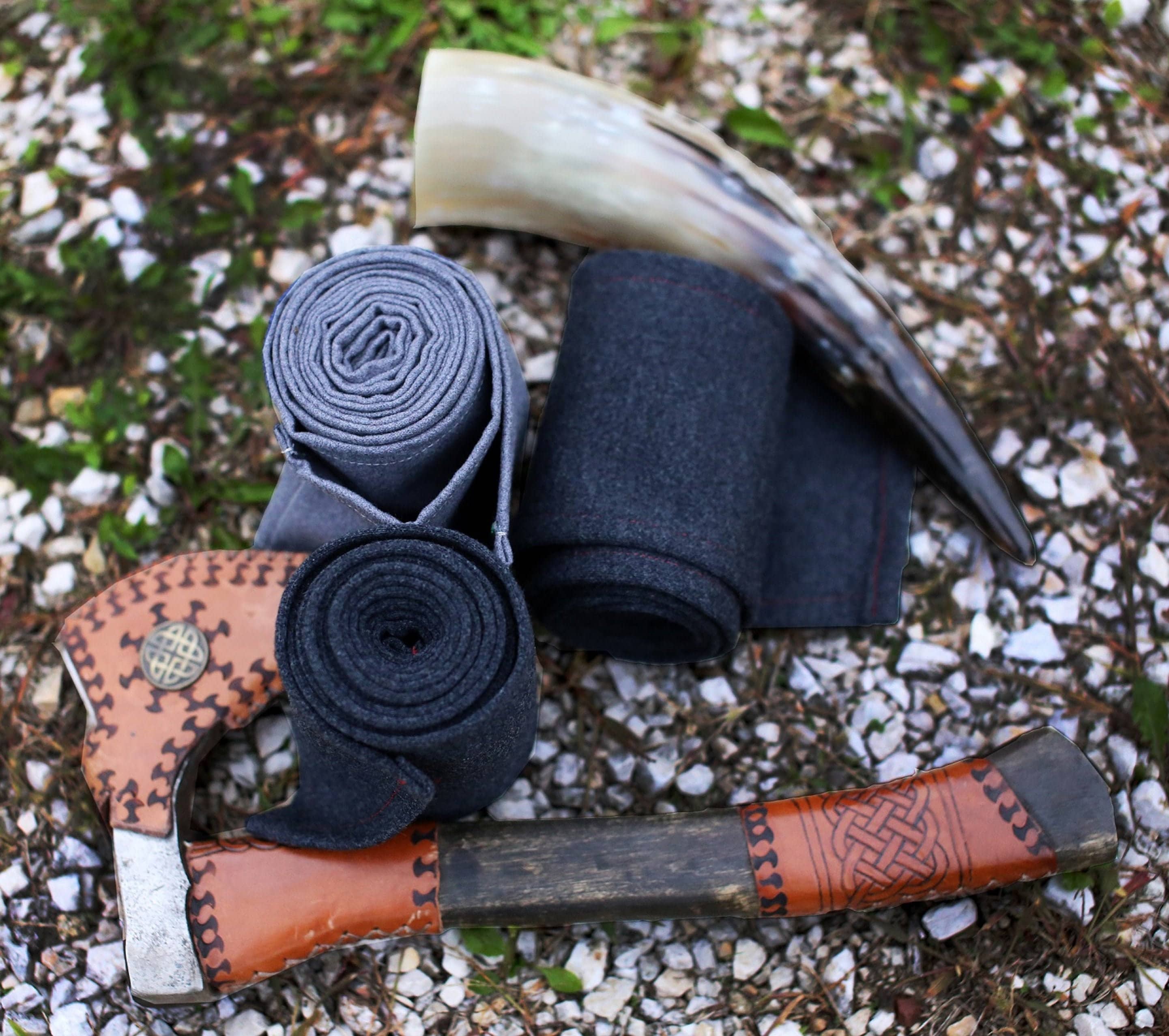 Viking Leg Wrap for Viking or LARP Costume Reenactment Celtic Clan - Etsy