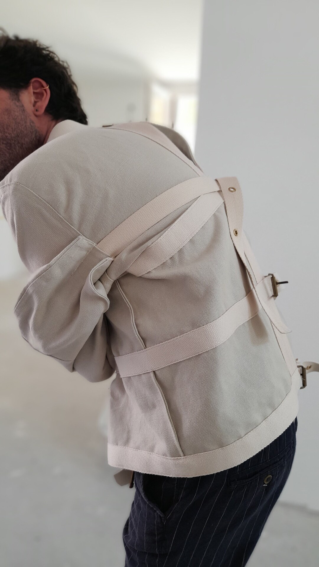 Straitjacket Only for ESCAPOLOGY Ivory Houdini Magician Illusionist ...