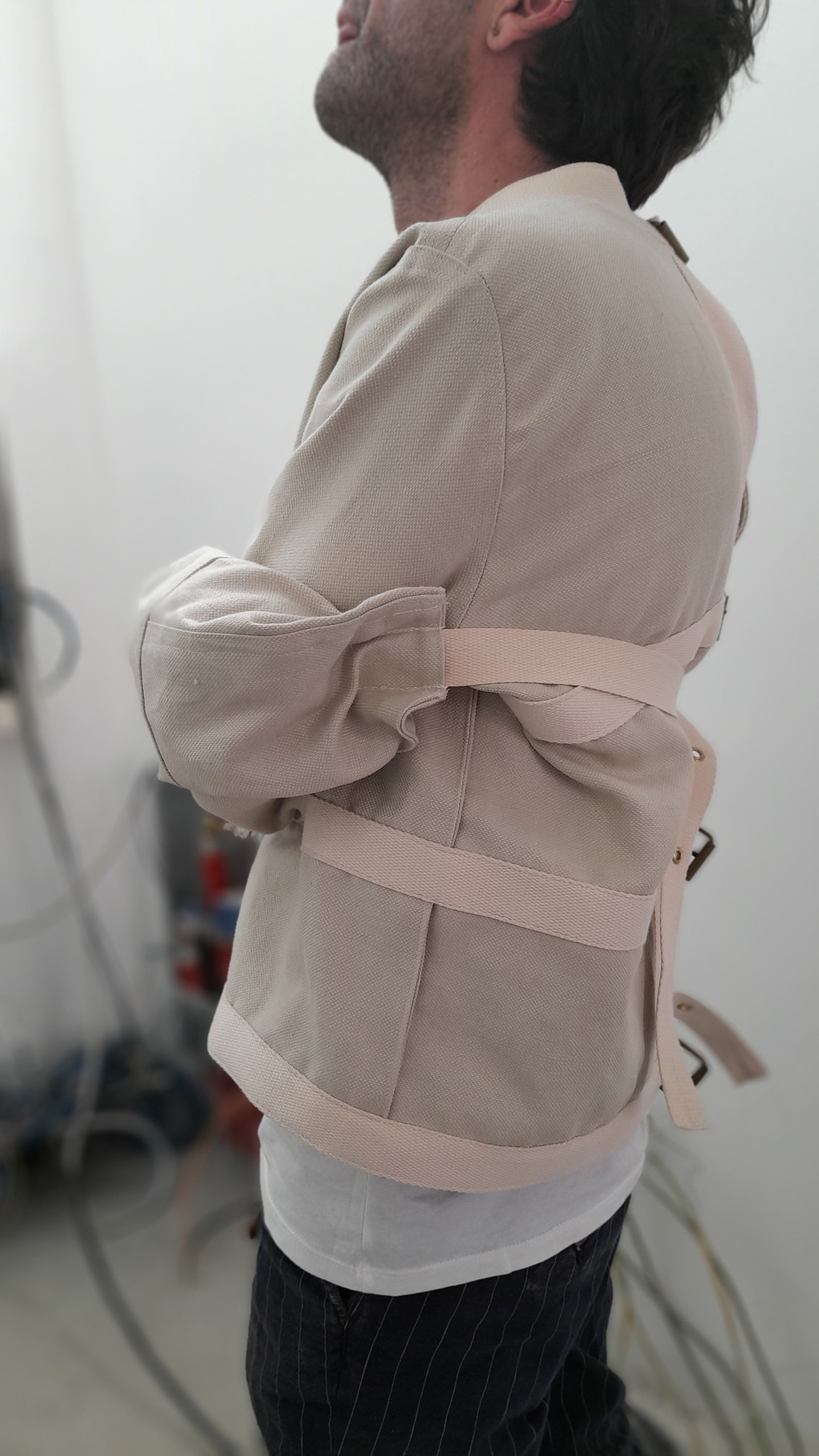 Straitjacket Only for ESCAPOLOGY Ivory Houdini Magician Illusionist ...