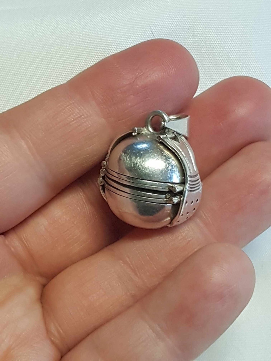 Vintage Silver 925 Ball Photo Pendant Mexico TM145 1960s - Etsy