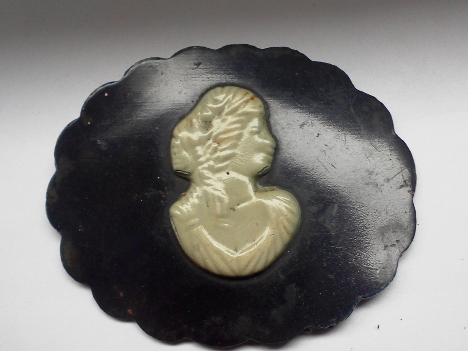 Early Victorian Gutta Percha and Celluloid Cameo Momento Mori | Etsy