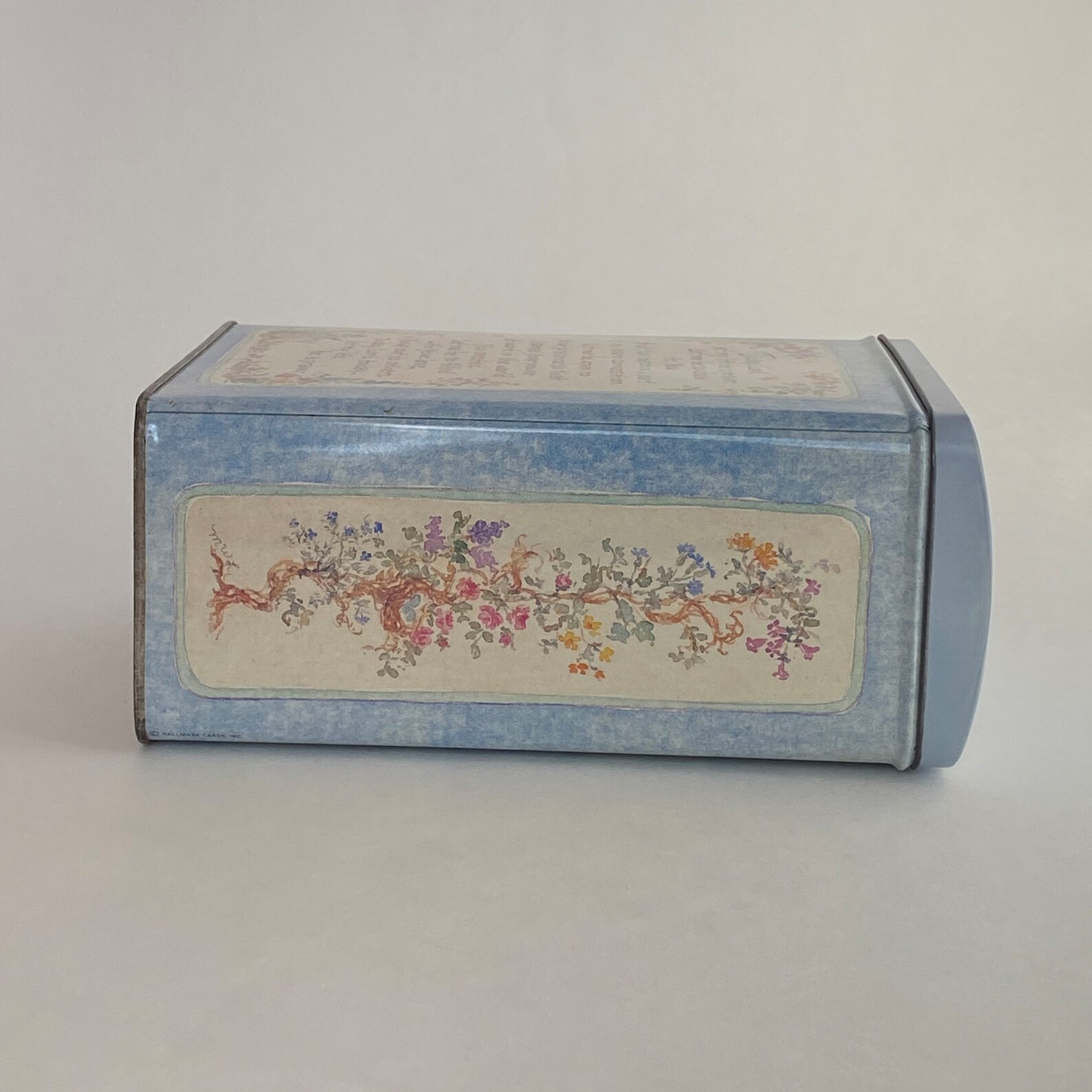 Vintage Metal Tins Hallmark Canister With Lid Cookie Tin Christian Gift ...