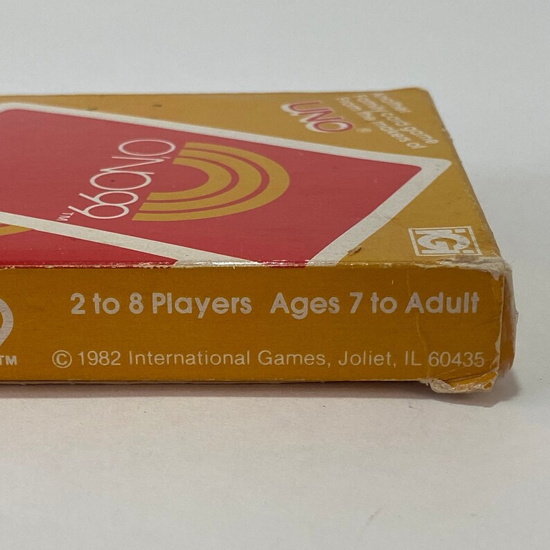 Vintage Uno Card Game 1982 O'NO 99 Used Complete Set Instructions ...