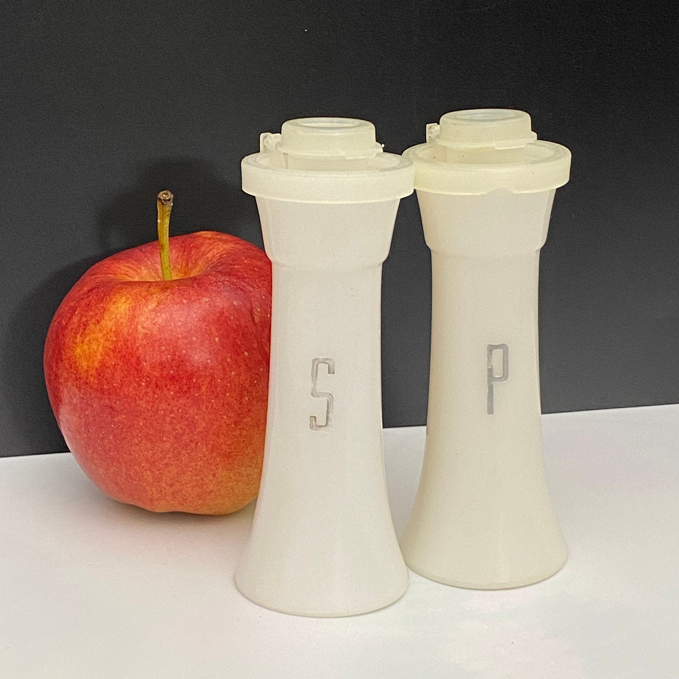 Tupperware Vintage 4.5 Salt Pepper Shakers Mid Century Kitchen Plastic ...